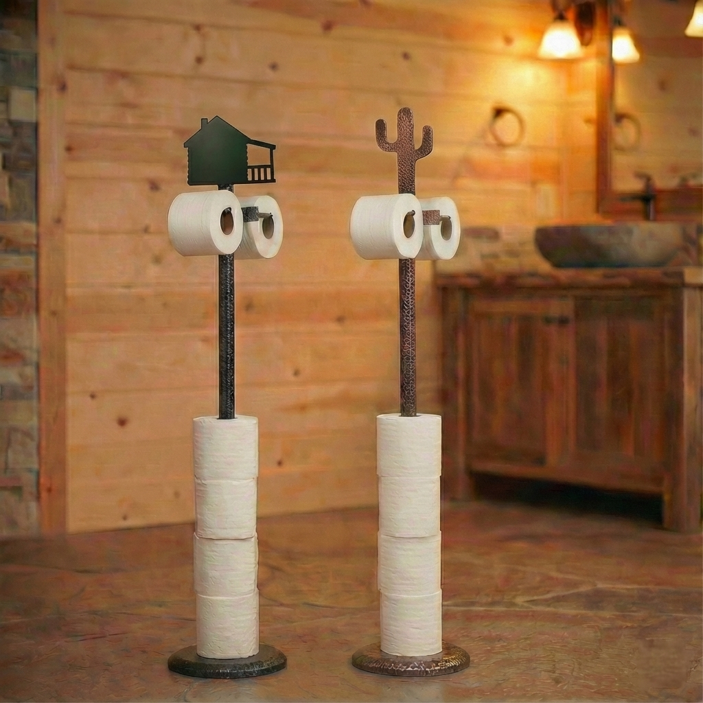 AllwayzMags Rustic Living Toilet Paper Standing